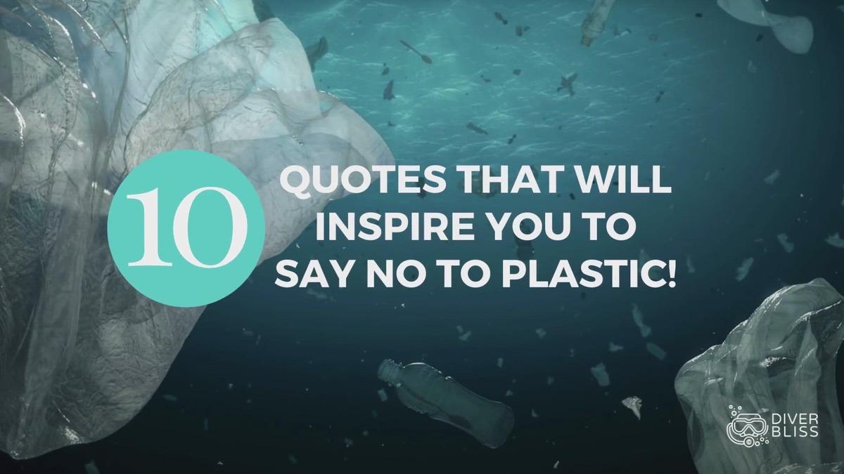 Quotes to inspire you to say no to plastic and to live more sustainably